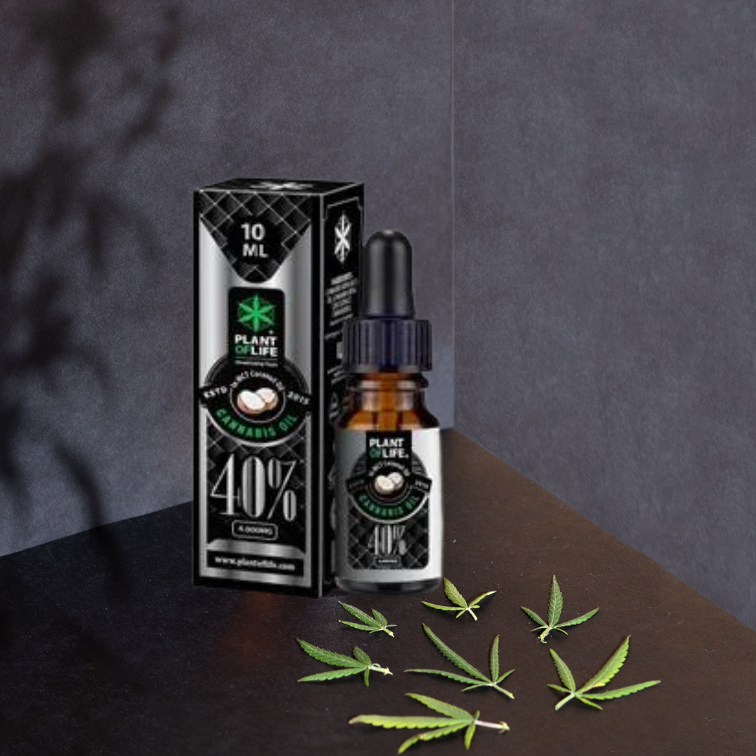 Óleo de CBD 40% Full Spectrum com óleo de coco mct - Plant of Life ...